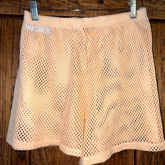 Wildfox | Shorts | Nwt Wildfox Classic Fox Mesh Shorts In Peach Rose ...